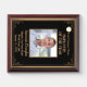 Employee of the Year custom Photo | Golden frames Award Plaque | Zazzle
