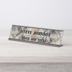 employee, office, co-worker, title, position desk name plate | Zazzle