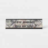 employee, office, co-worker, title, position desk name plate | Zazzle