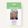 Employee Pass - Photo pass- Name ID Badge | Zazzle