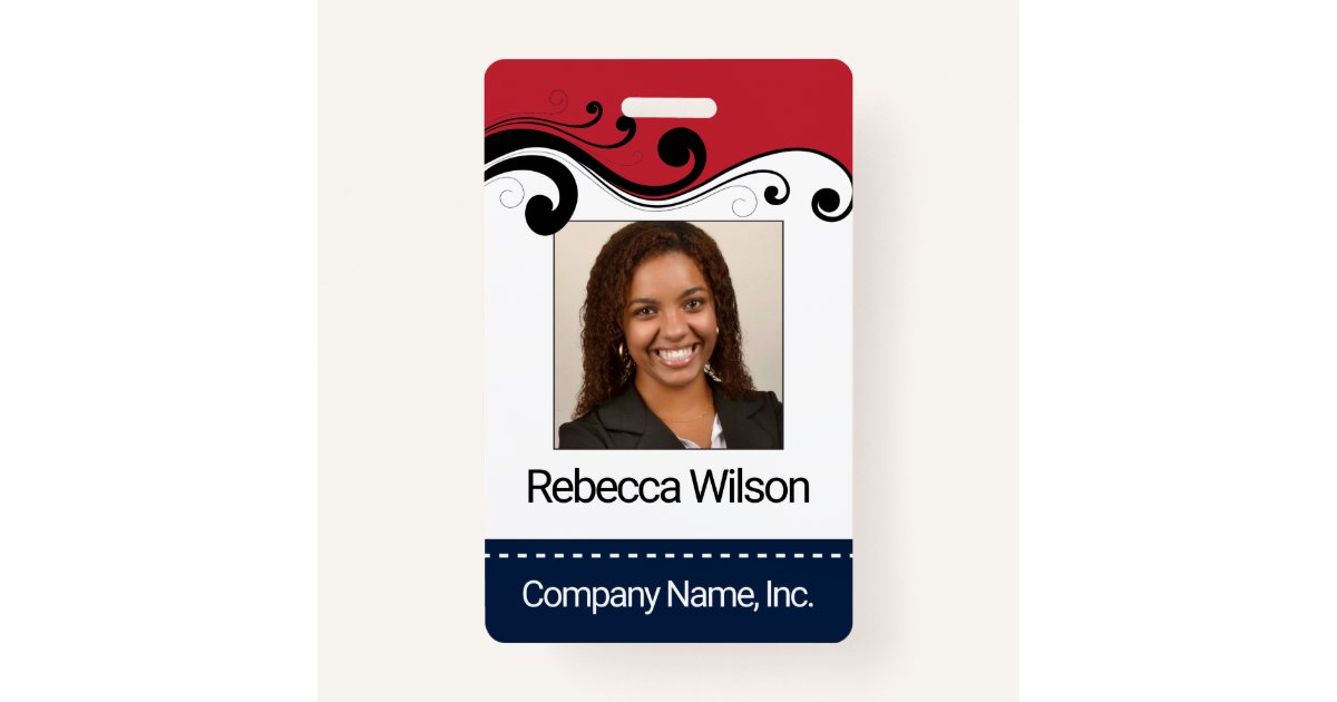 Employee Photo Badge | Zazzle