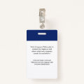 Employee Photo Signature Logo Name Custom ID Badge | Zazzle