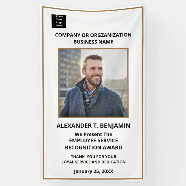 Employee Recognition Awards Logo Personalize Banner | Zazzle