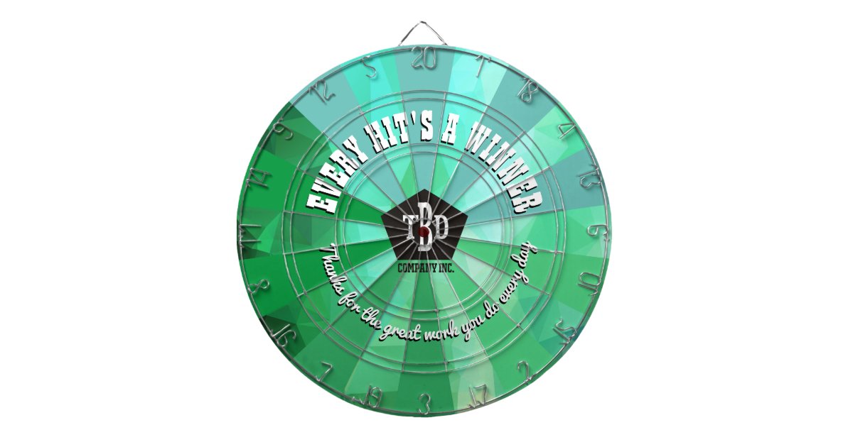 Employee recognition engagement reward dart board | Zazzle