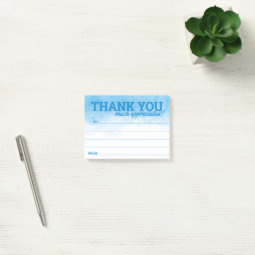 Employee recognition helper thank you kudos post-it notes | Zazzle