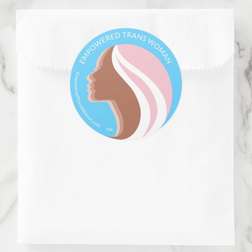 Empowered Trans Woman 3" Sticker (#A) Sheet of 6 | Zazzle