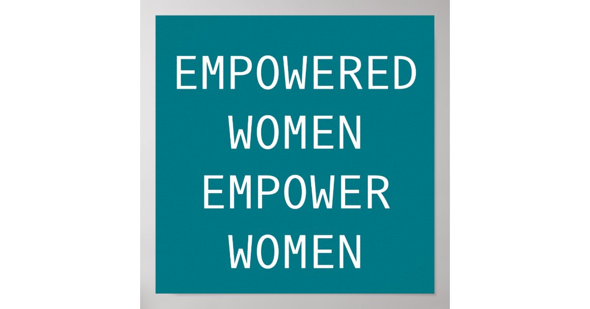 Empowered Women Empower Cool RBG Poster | Zazzle