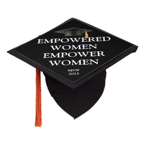 Empowered Women Graduation Cap Topper | Zazzle