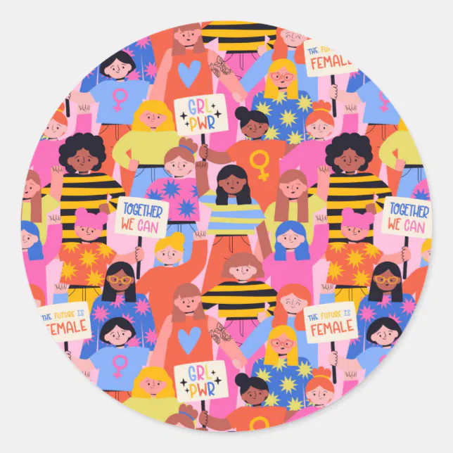 Empowered Women Sticker | Zazzle