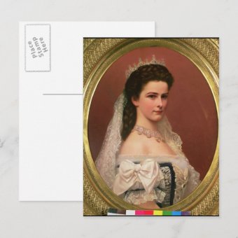 Empress Elizabeth of Bavaria in Hungarian Postcard | Zazzle