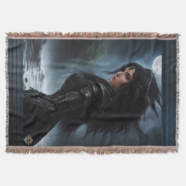 Empress Vampire Hunter AI Concept Art by Xzendor7 Throw Blanket | Zazzle