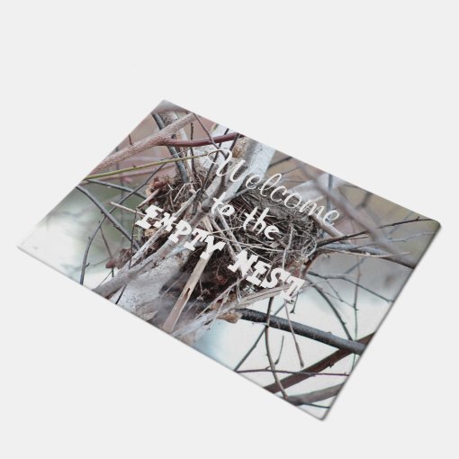 Empty bird nest doormat | Zazzle
