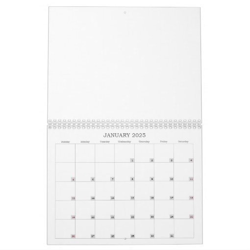 Empty Calendar | Zazzle