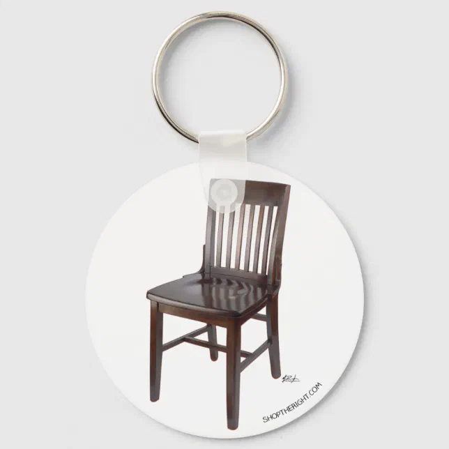 Empty Chair Keychain | Zazzle