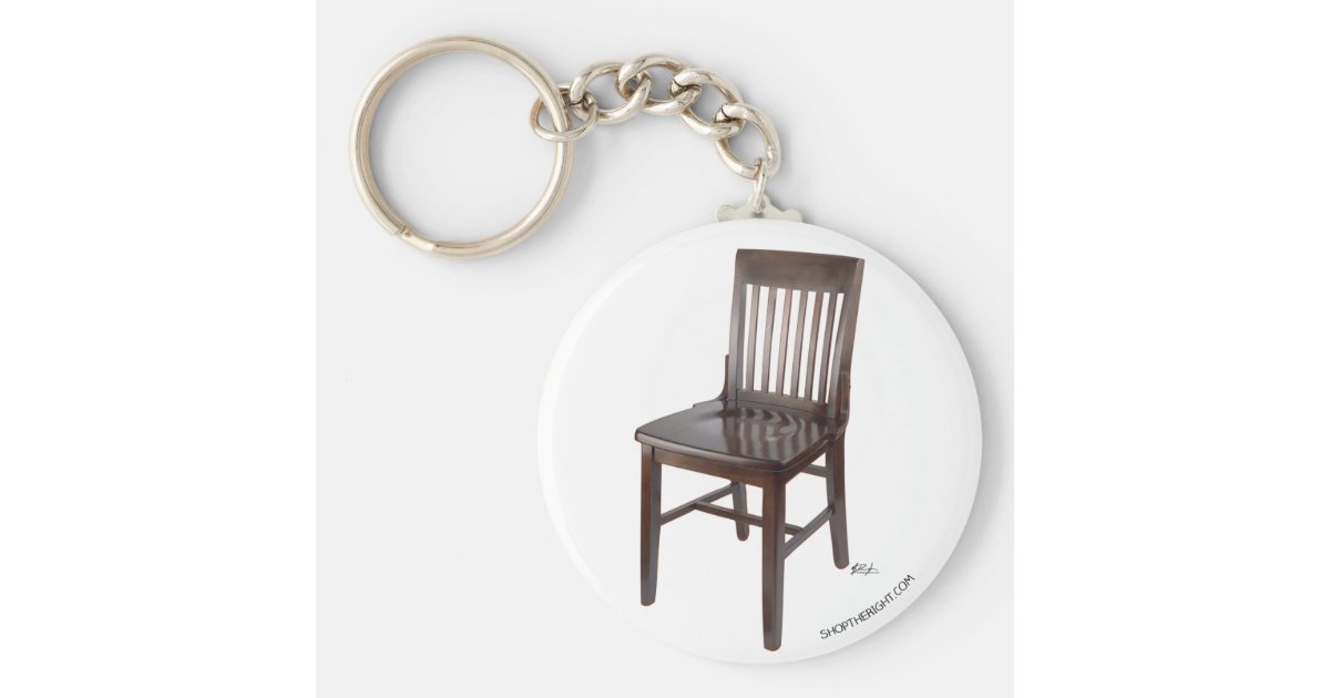 Empty Chair Keychain | Zazzle.com