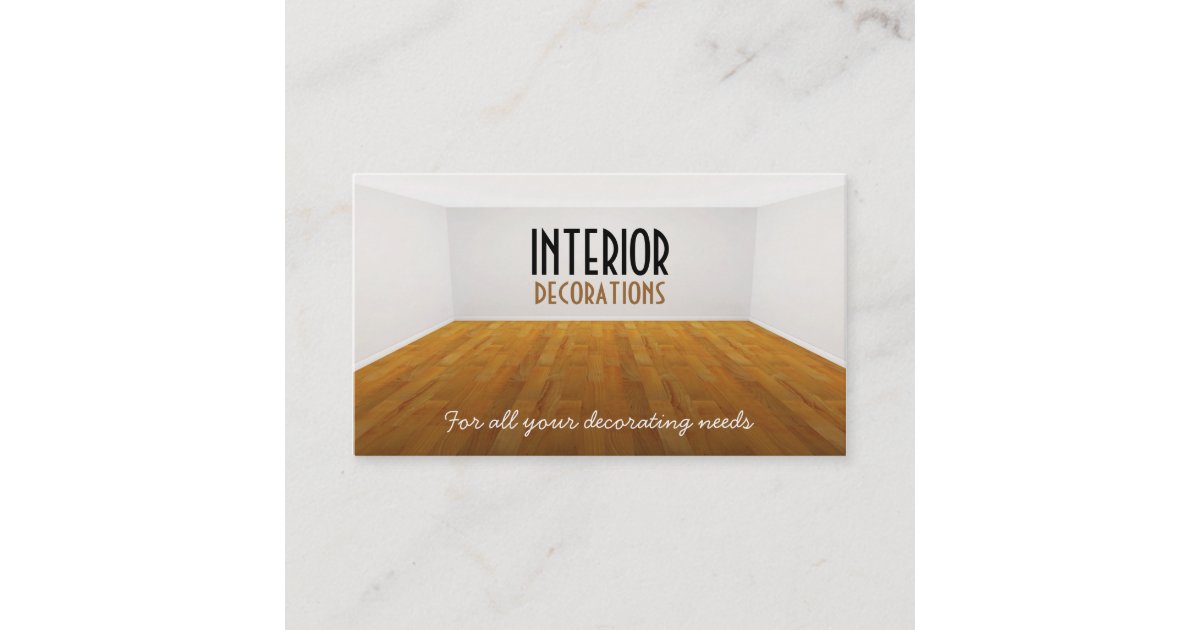 Empty Room Business Card | Zazzle