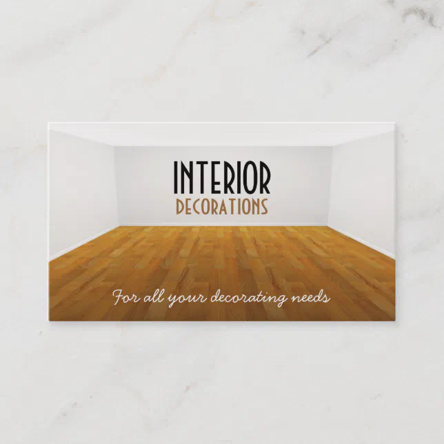 Empty Room Business Card | Zazzle