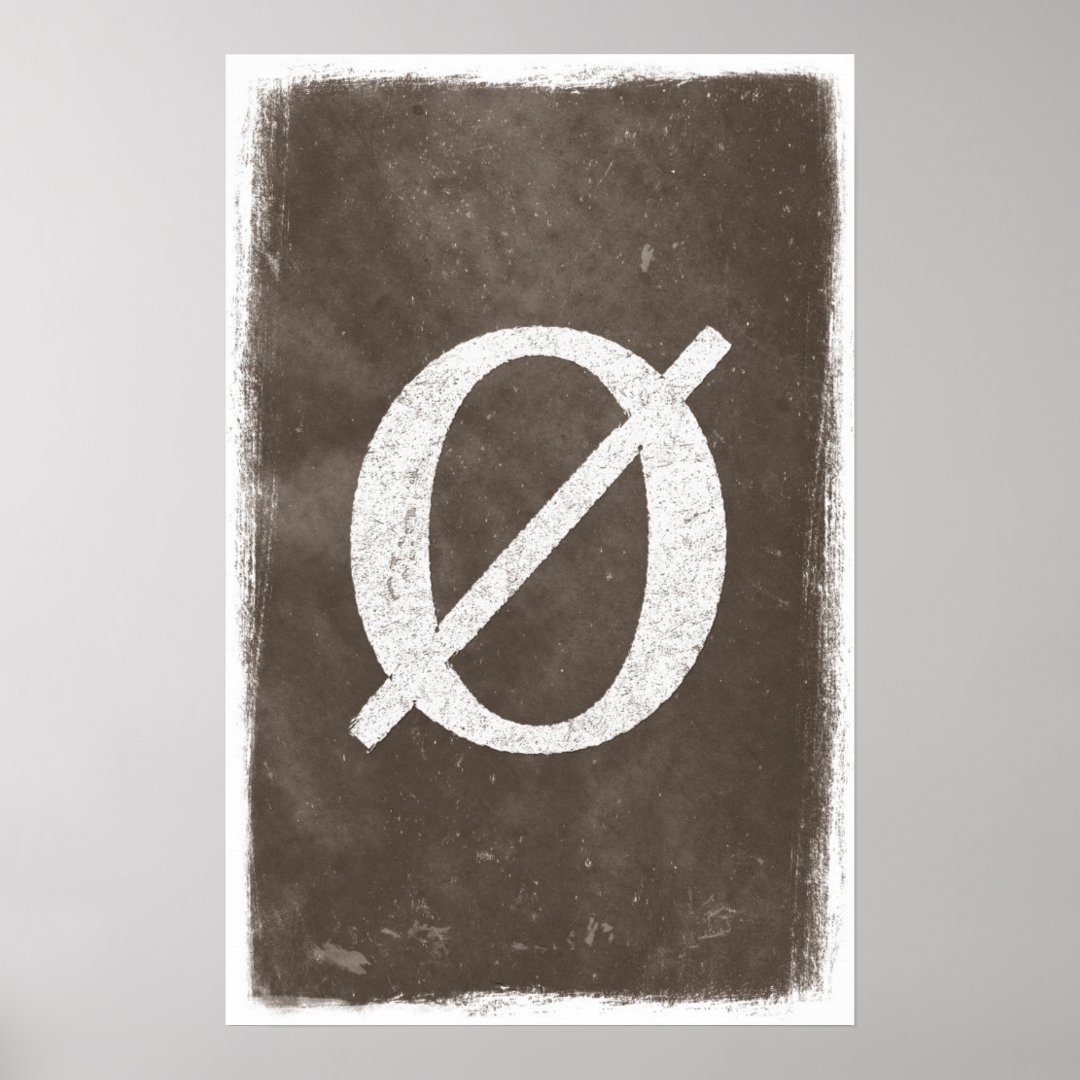 Empty Set Art - Math Posters | Zazzle