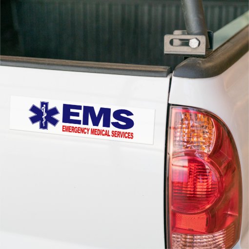 EMS 3 BUMPER STICKER | Zazzle