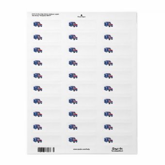 EMS Ambulance EMT Paramedic Label | Zazzle