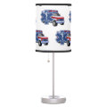EMS Ambulance EMT Paramedic Rescue Lights Table Lamp | Zazzle