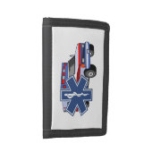 EMS Ambulance For EMT and Paramedics Tri-fold Wallet | Zazzle