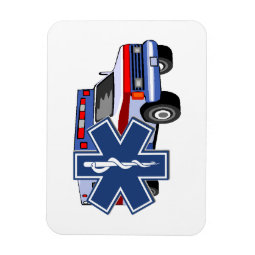 EMS Ambulance Magnet | Zazzle