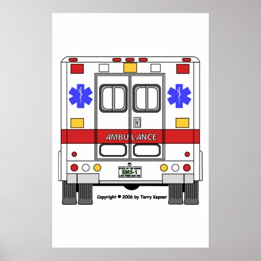 EMS-Ambulance Poster | Zazzle