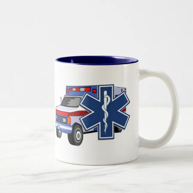 EMS Ambulance Two-Tone Coffee Mug | Zazzle