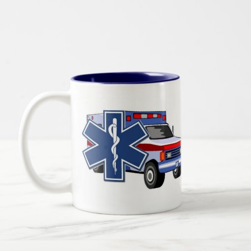 EMS Ambulance Two-Tone Coffee Mug | Zazzle