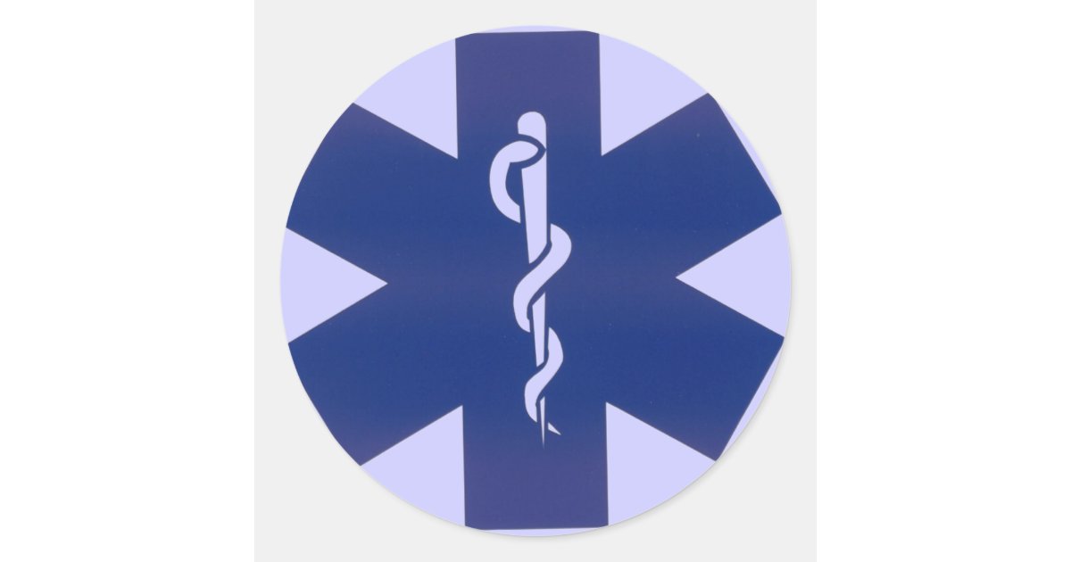 ems classic round sticker | Zazzle