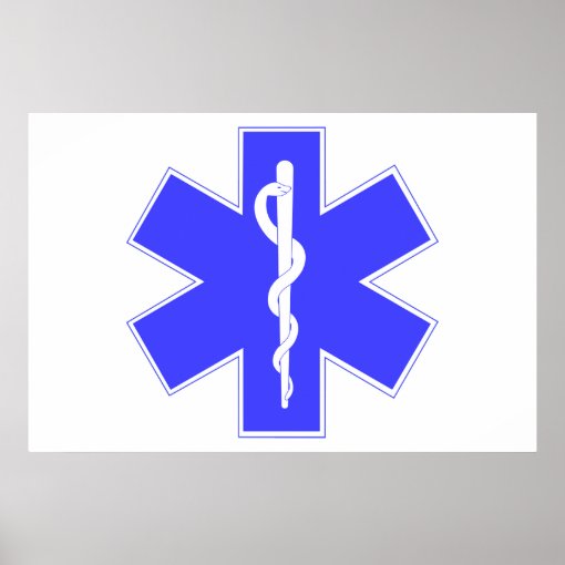 EMS-Star of Life, Poster | Zazzle