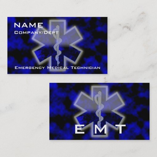 EMT Business Card | Zazzle