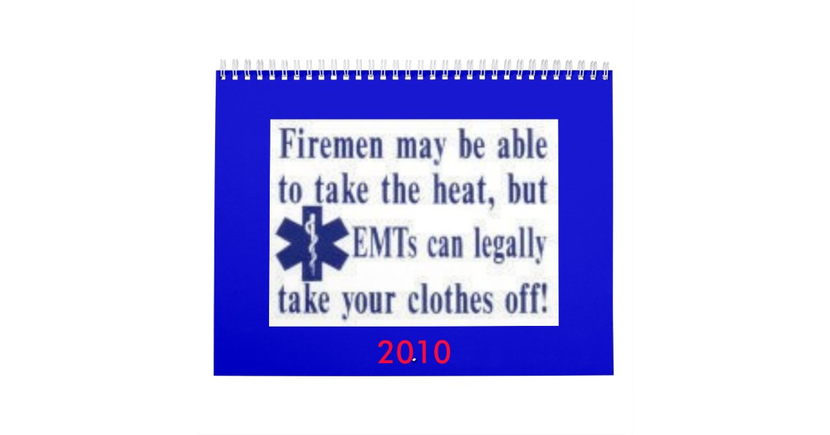 Emt calendar | Zazzle