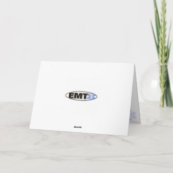 EMT Card | Zazzle