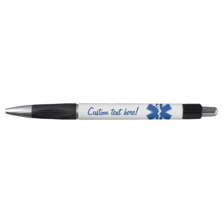 EMT Paramedic Symbol Custom Pen | Zazzle