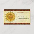 Encantador De Serpientes AZTEC TRADING POST TATTOO Business Card | Zazzle