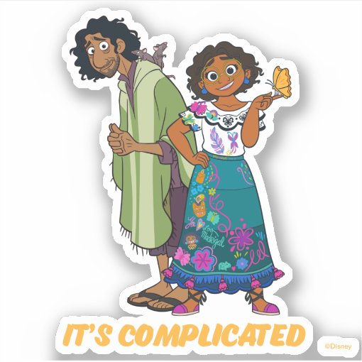 Encanto | Bruno & Mirabel - It's Complicated Sticker | Zazzle