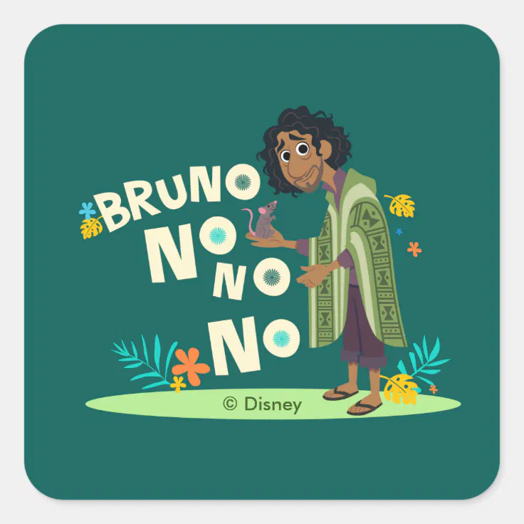 Encanto | Bruno No No No Square Sticker | Zazzle