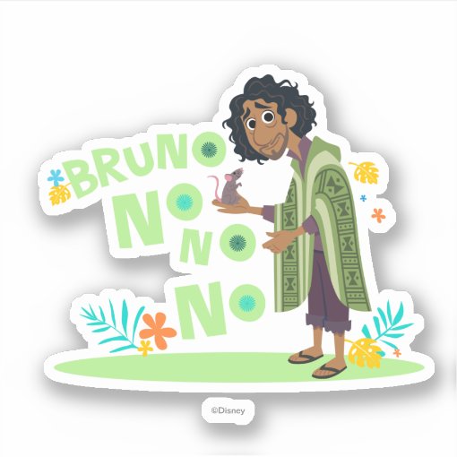 Encanto | Bruno No No No Sticker | Zazzle