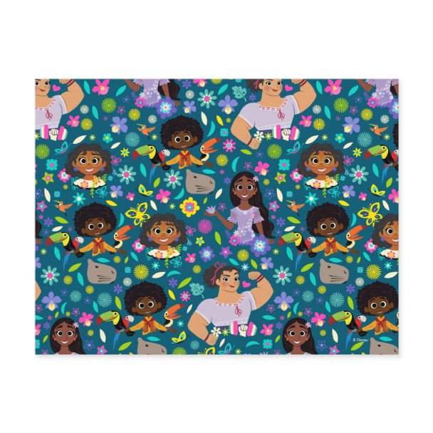 Encanto | Floral Character Pattern Fabric | Zazzle