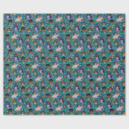 Encanto | Floral Character Pattern Wrapping Paper | Zazzle
