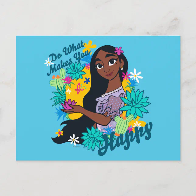 Encanto | Isabela - Do What Makes You Happy Postcard | Zazzle