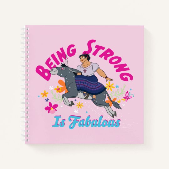 Encanto | Luisa - Being Strong Is Fabulous Notebook | Zazzle.com