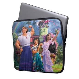 Encanto | Luisa, Mirabel, & Isabela Laptop Sleeve | Zazzle