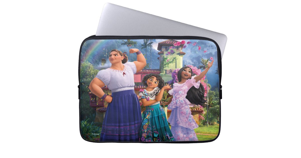 Encanto | Luisa, Mirabel, & Isabela Laptop Sleeve | Zazzle