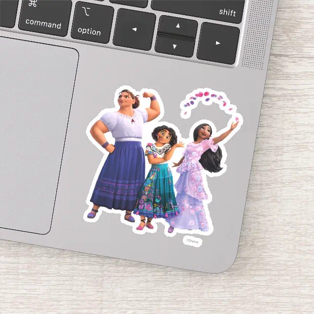 Encanto | Luisa, Mirabel, & Isabela Sticker | Zazzle