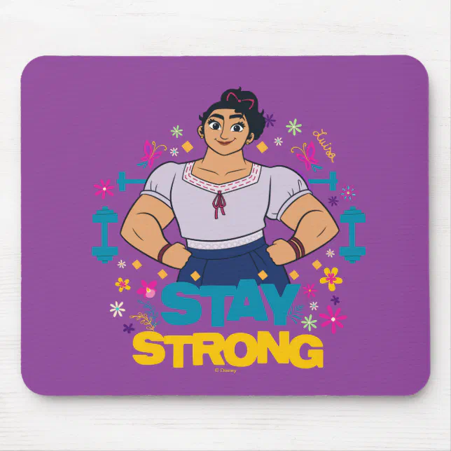 Encanto | Luisa - Stay Strong Mouse Pad | Zazzle