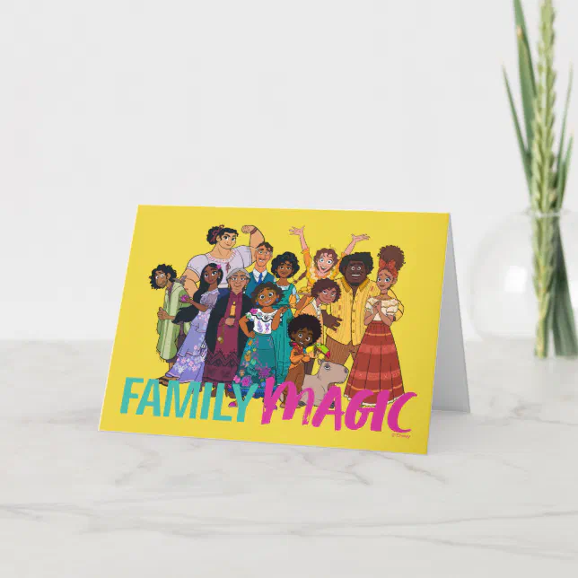 Encanto | Madrigal Family - Family Magic Card | Zazzle
