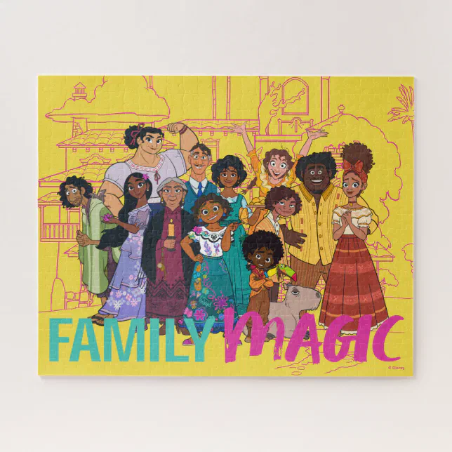 Encanto | Madrigal Family - Family Magic Jigsaw Puzzle | Zazzle